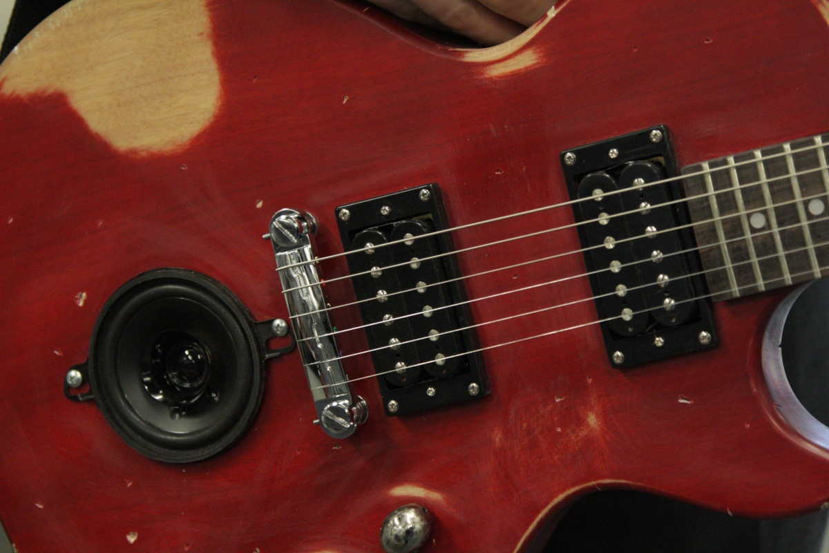 Road Worn Speaker Guitar by Ethan Gehring – Aesthetics of Design
