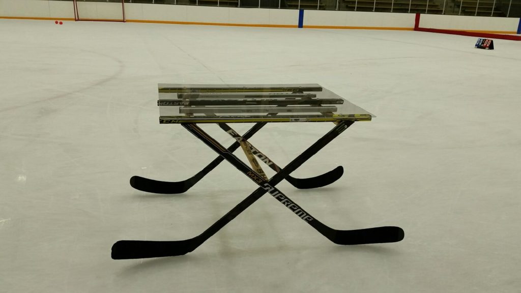 Upcycle Final Report: Salvaged Hockey Stick Table – Aesthetics of Design