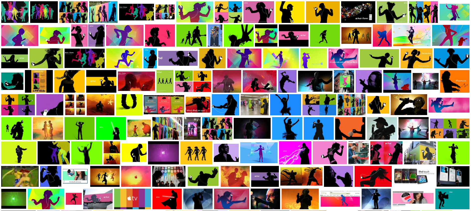 Main Project Inspirations: iTunes Silhouettes in 3D – Aesthetics of Design
