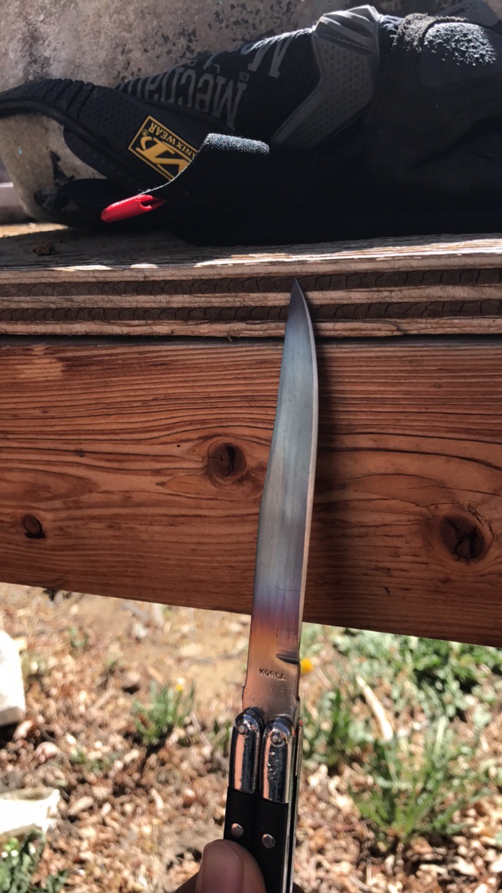 Main Project Report 1: Heat Colored Butterfly Knife – Aesthetics of Design