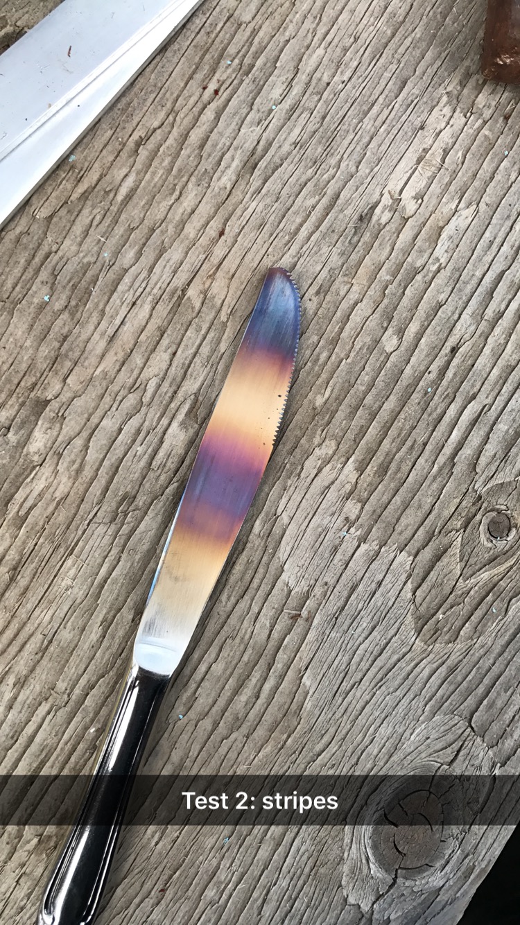 Main Project Report 1: Heat Colored Butterfly Knife – Aesthetics of Design