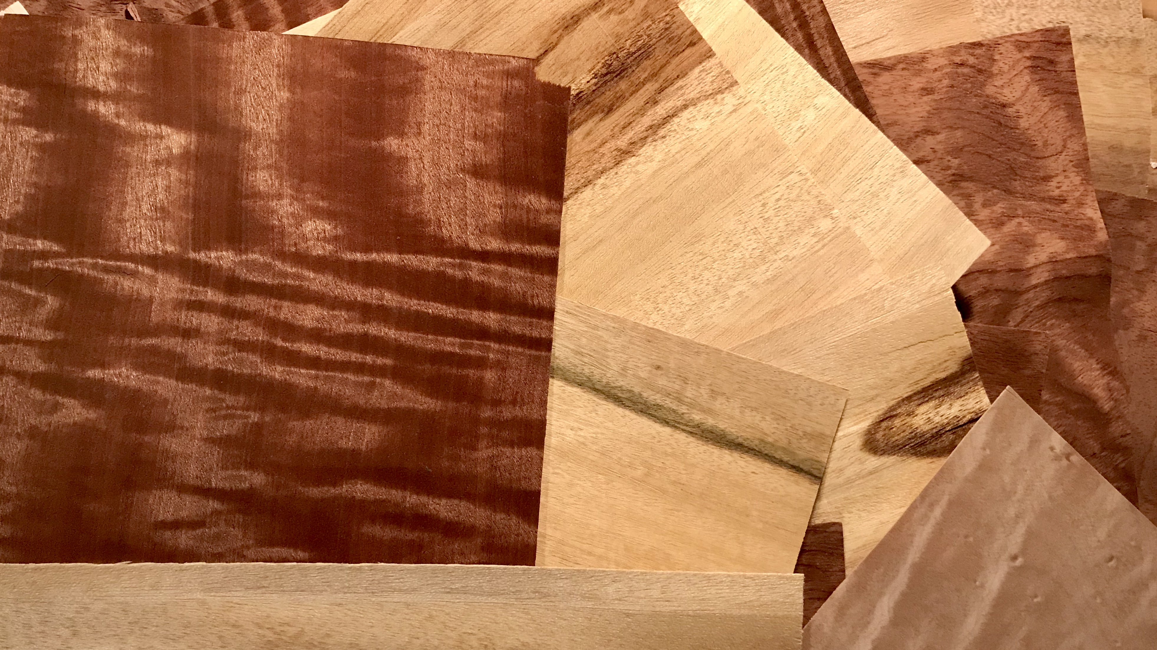 Upcycle Progress – Wood Veneer Scraps – Aesthetics of Design