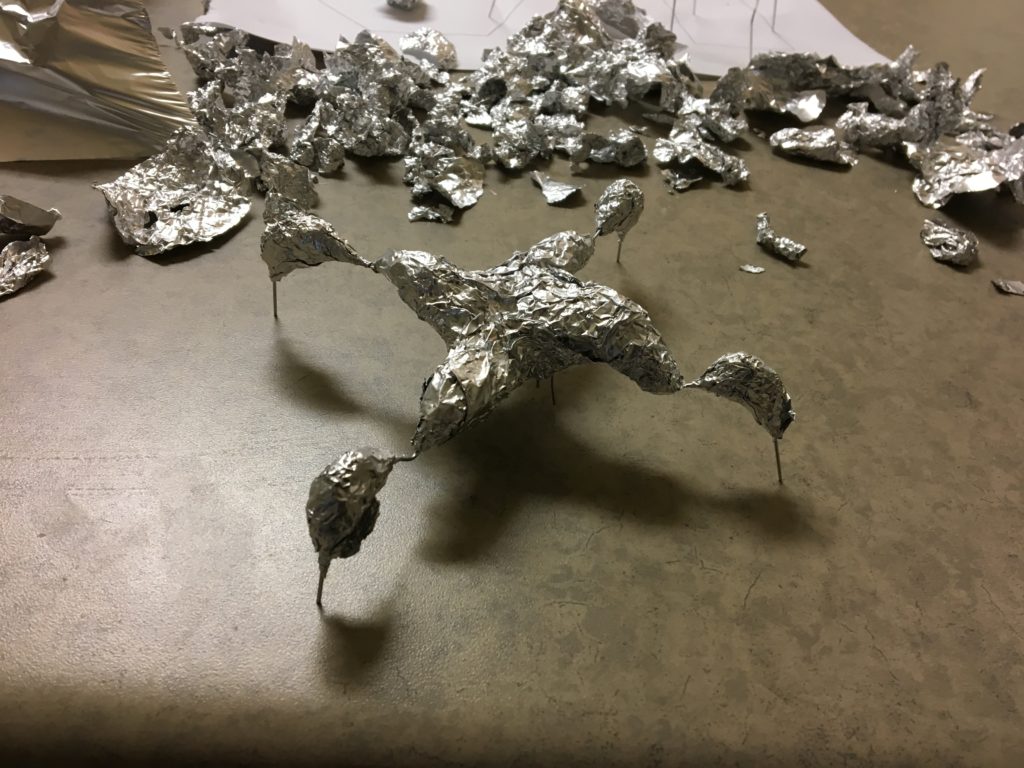 Tinfoil Insect Trees – Aesthetics of Design