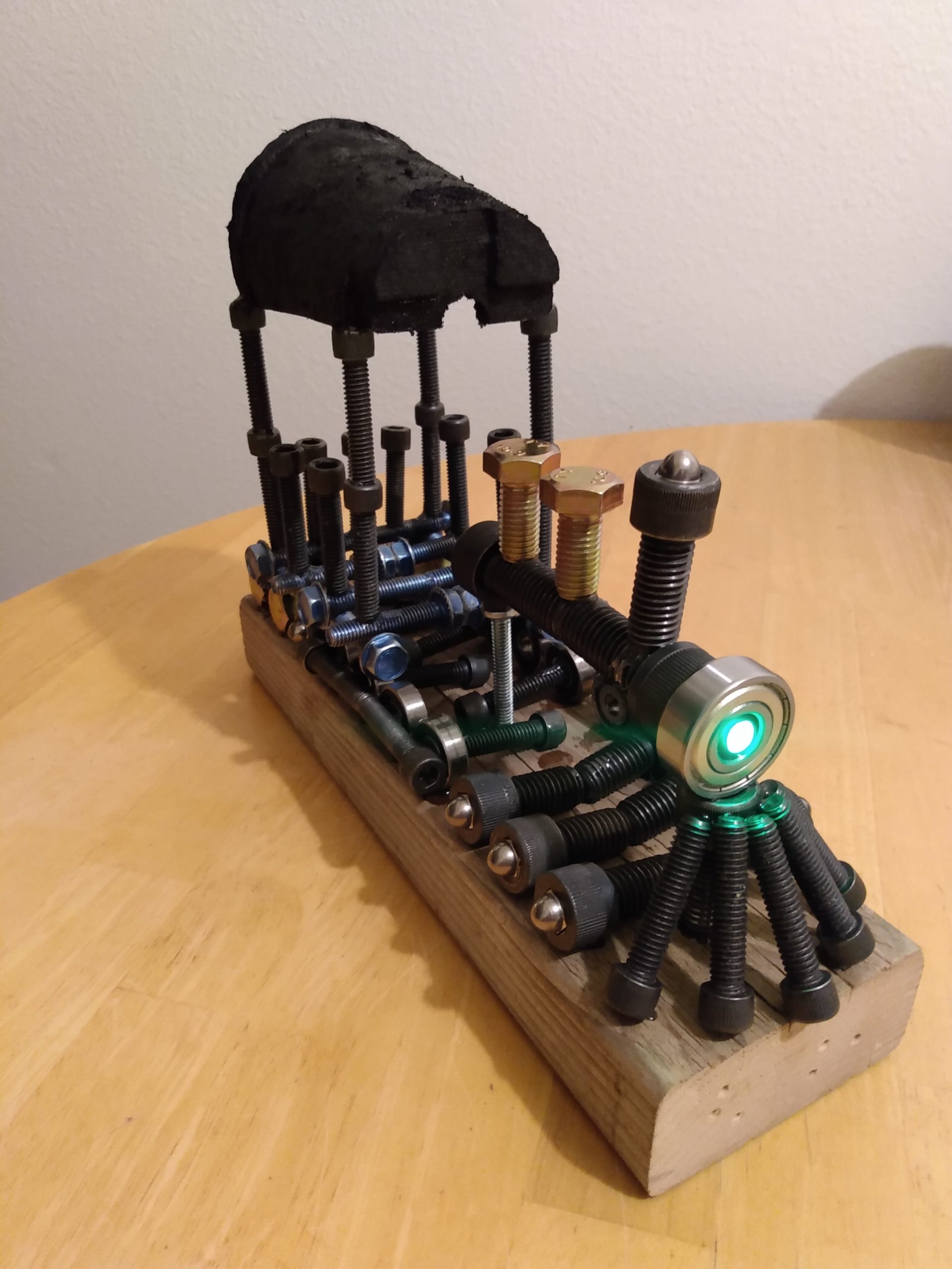 Upcycling Project 2020: Steampunk Fastener Steam Engine – Aesthetics of ...