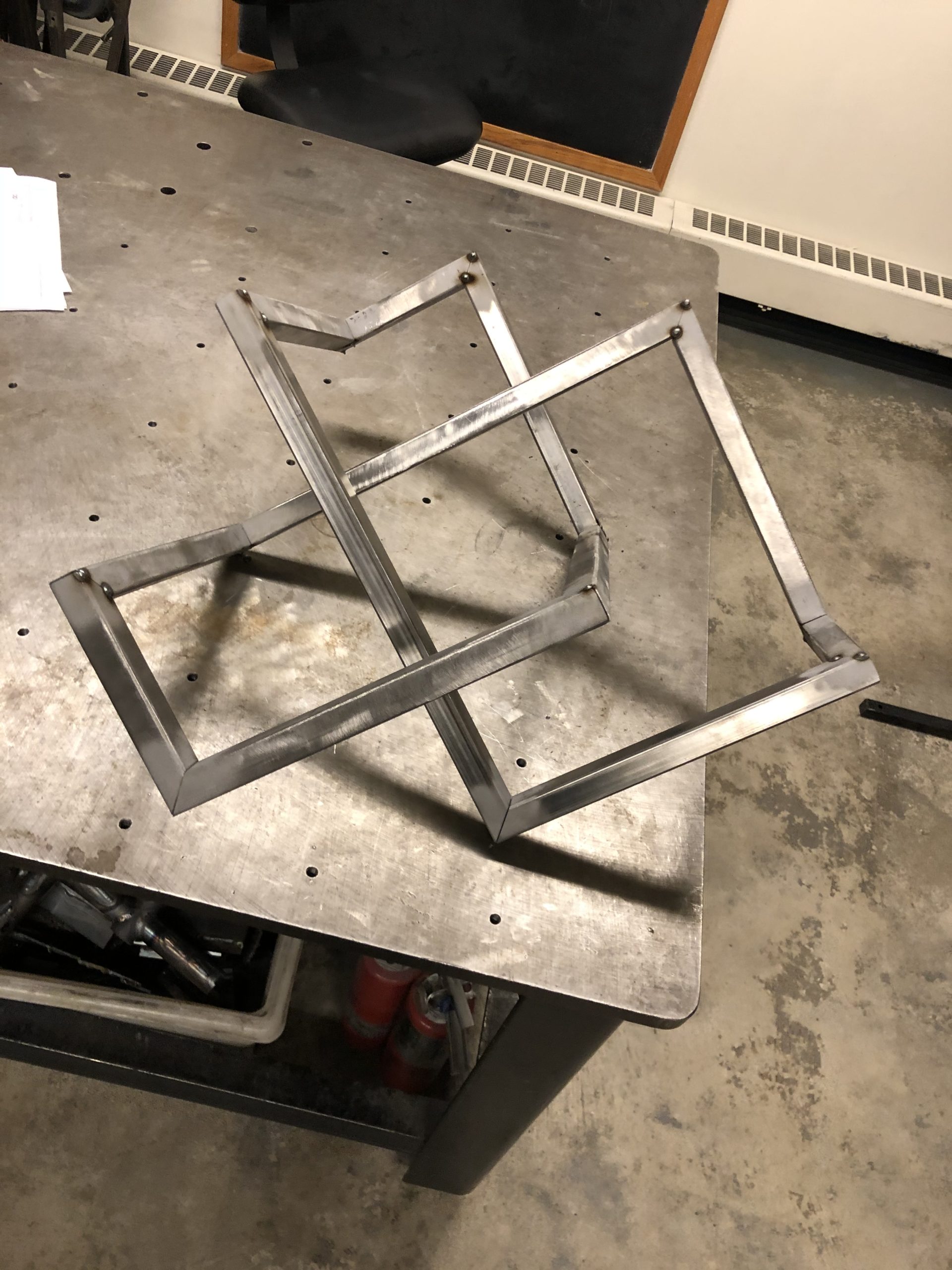 Upcycle Final Product – Mobius Cube (Table?) – Aesthetics of Design