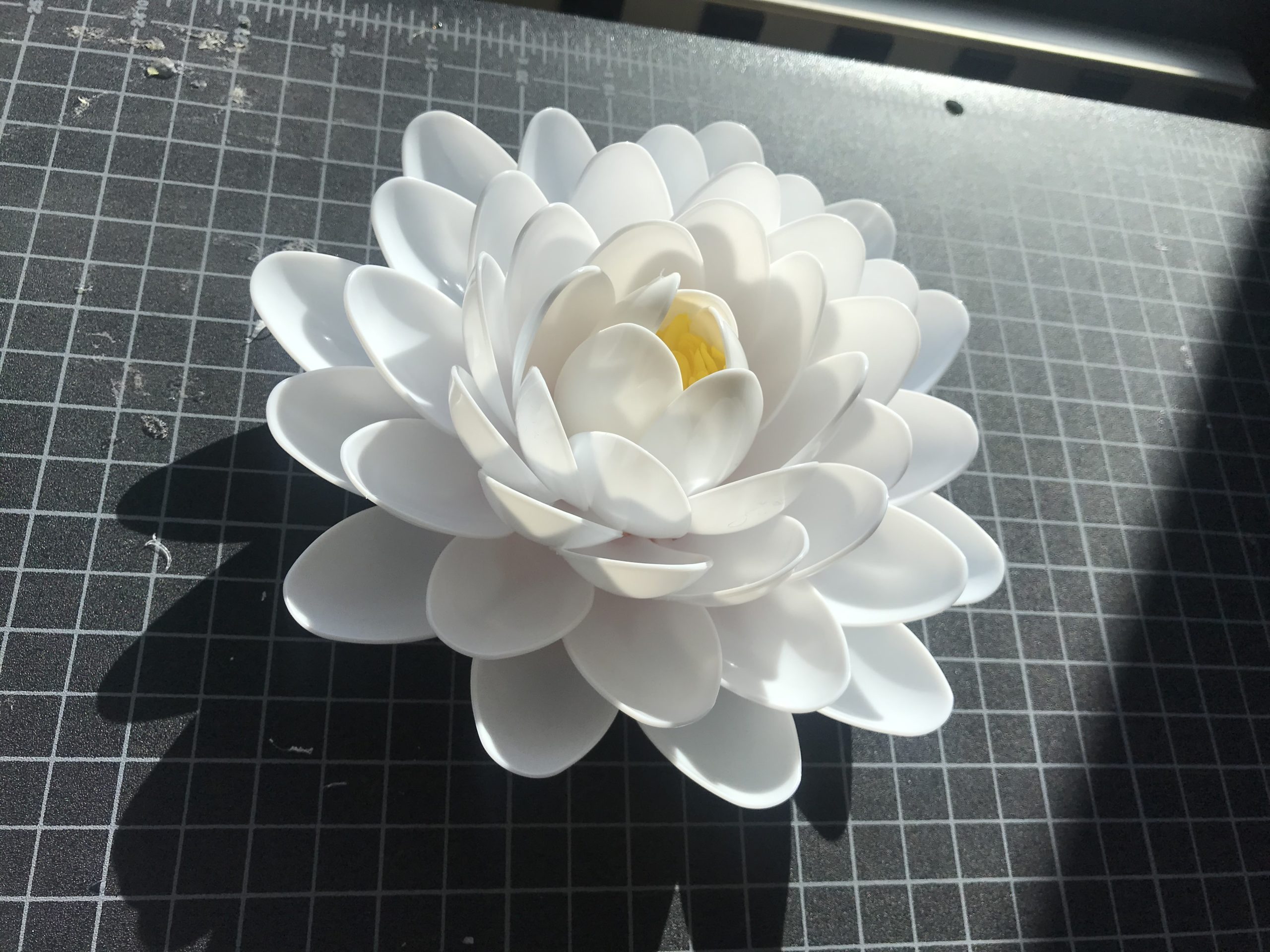 Upcycle Final Report: Plastic Spoon Lotus – Aesthetics of Design