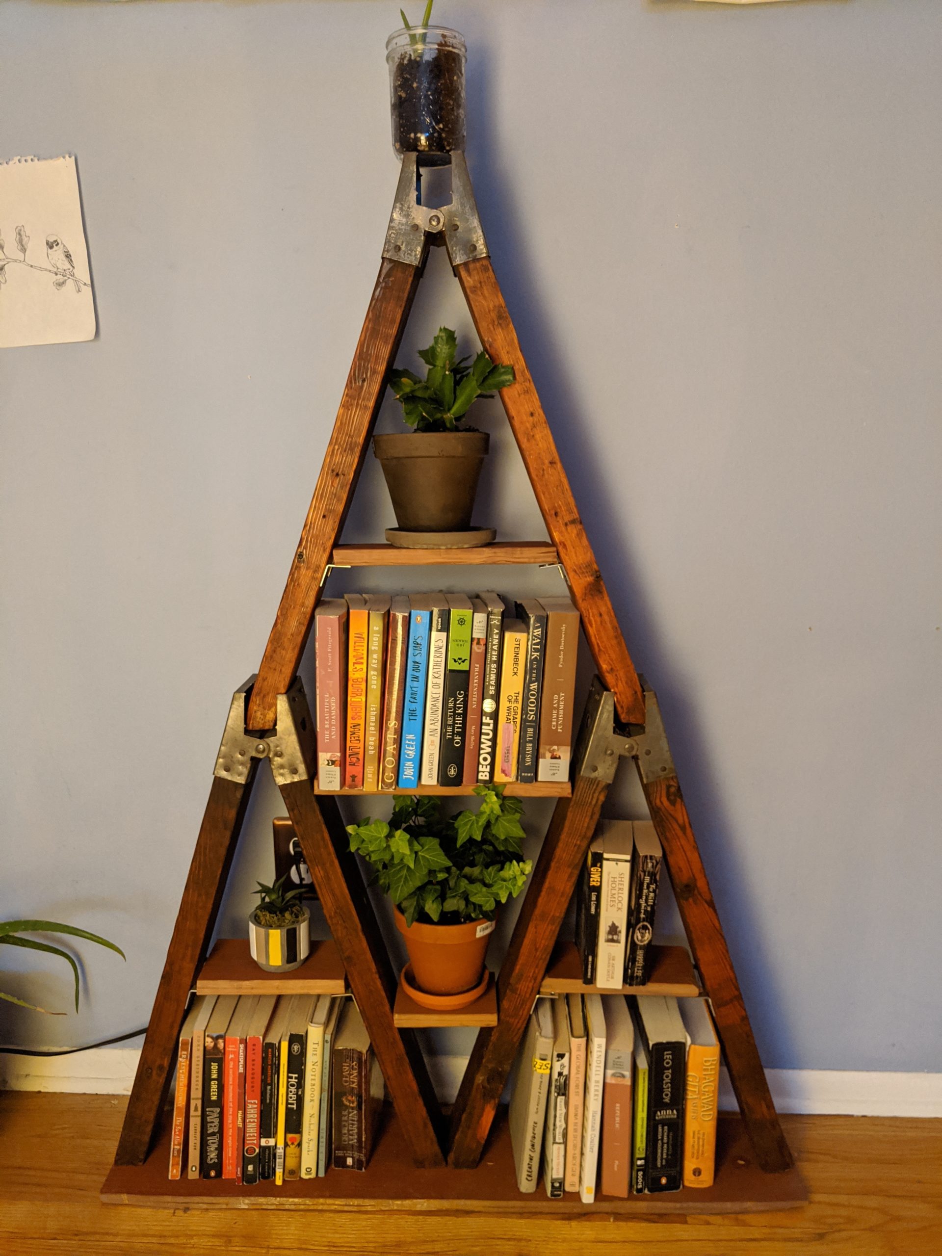 Upcycle Project Final Report: Sawhorse Bookcase – Aesthetics of Design