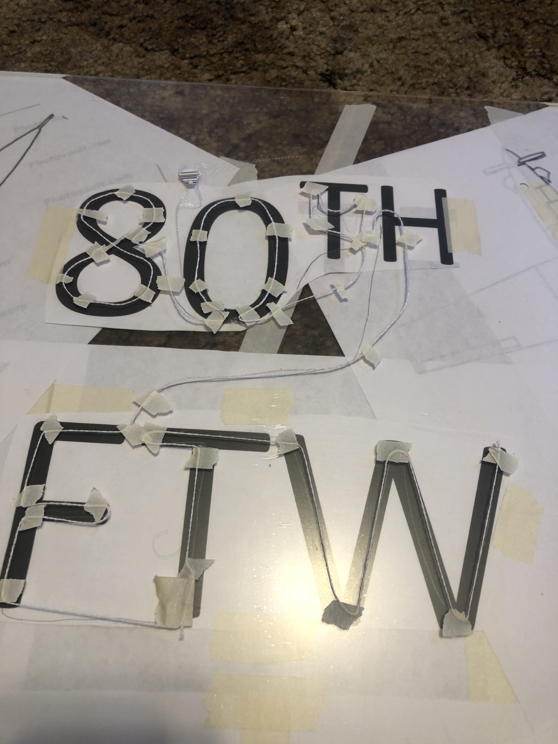 Construction Updates- LED Sign – Aesthetics of Design