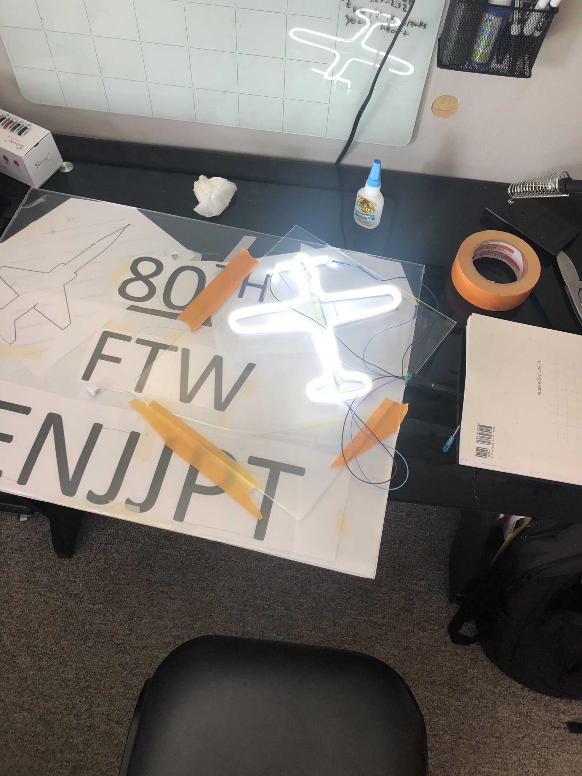 Construction Updates- LED Sign – Aesthetics of Design