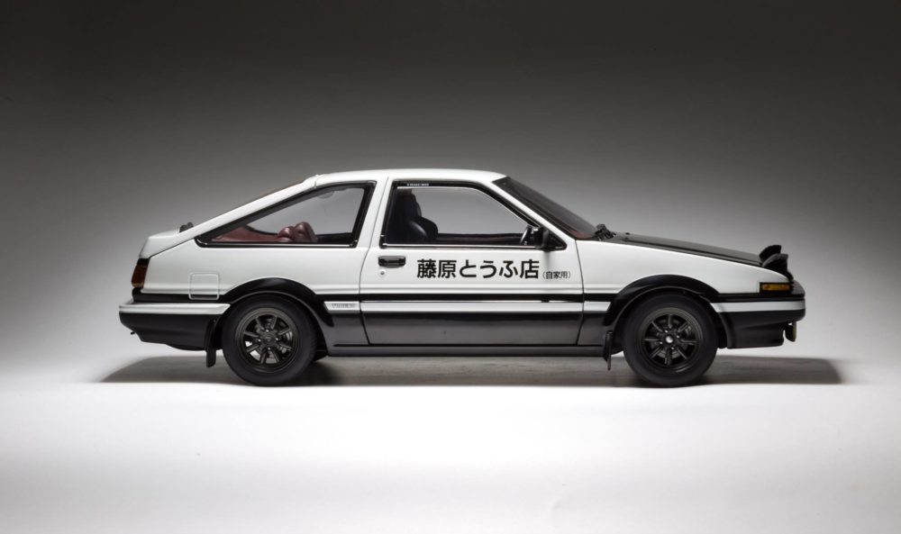 Cardboard AE86 from Initial D – Aesthetics of Design