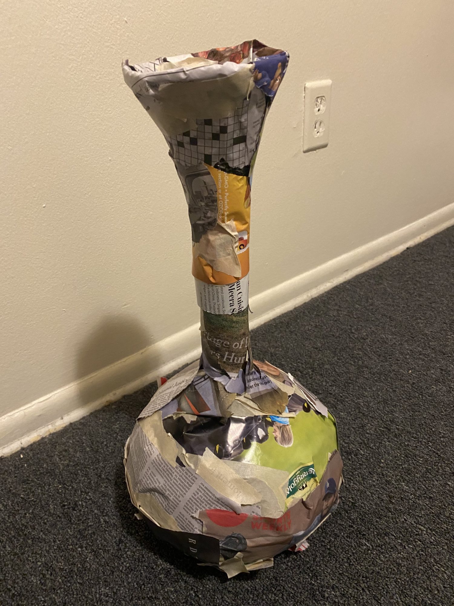 Upcycled Collage Vase – Aesthetics of Design