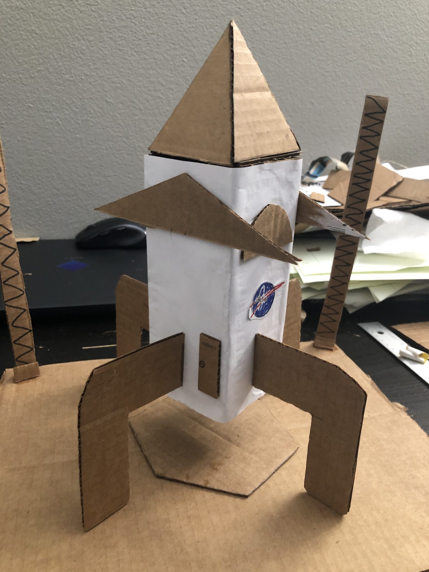 Cardboard Rocket Ship – Aesthetics of Design