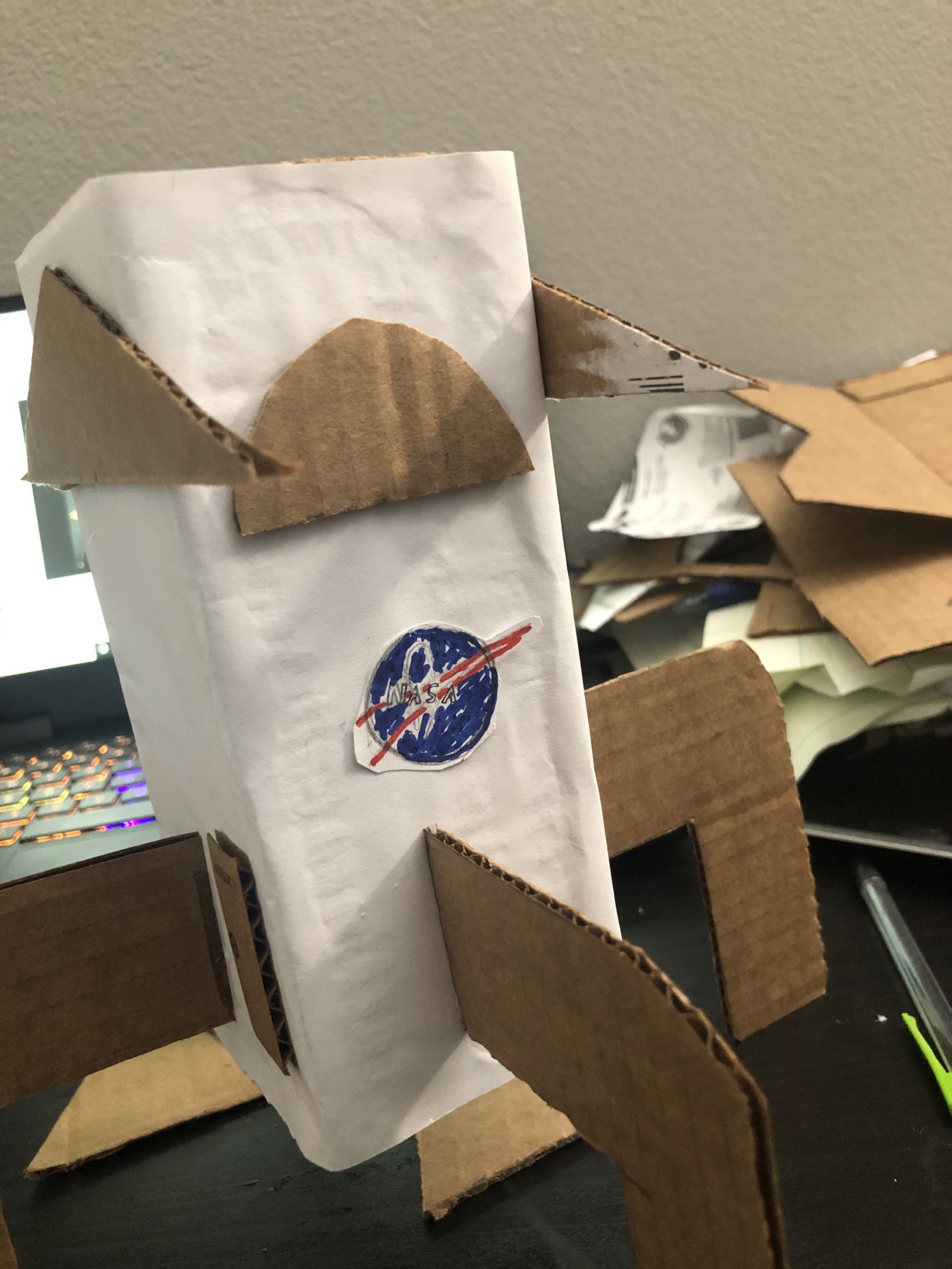 Cardboard Rocket Ship – Aesthetics of Design