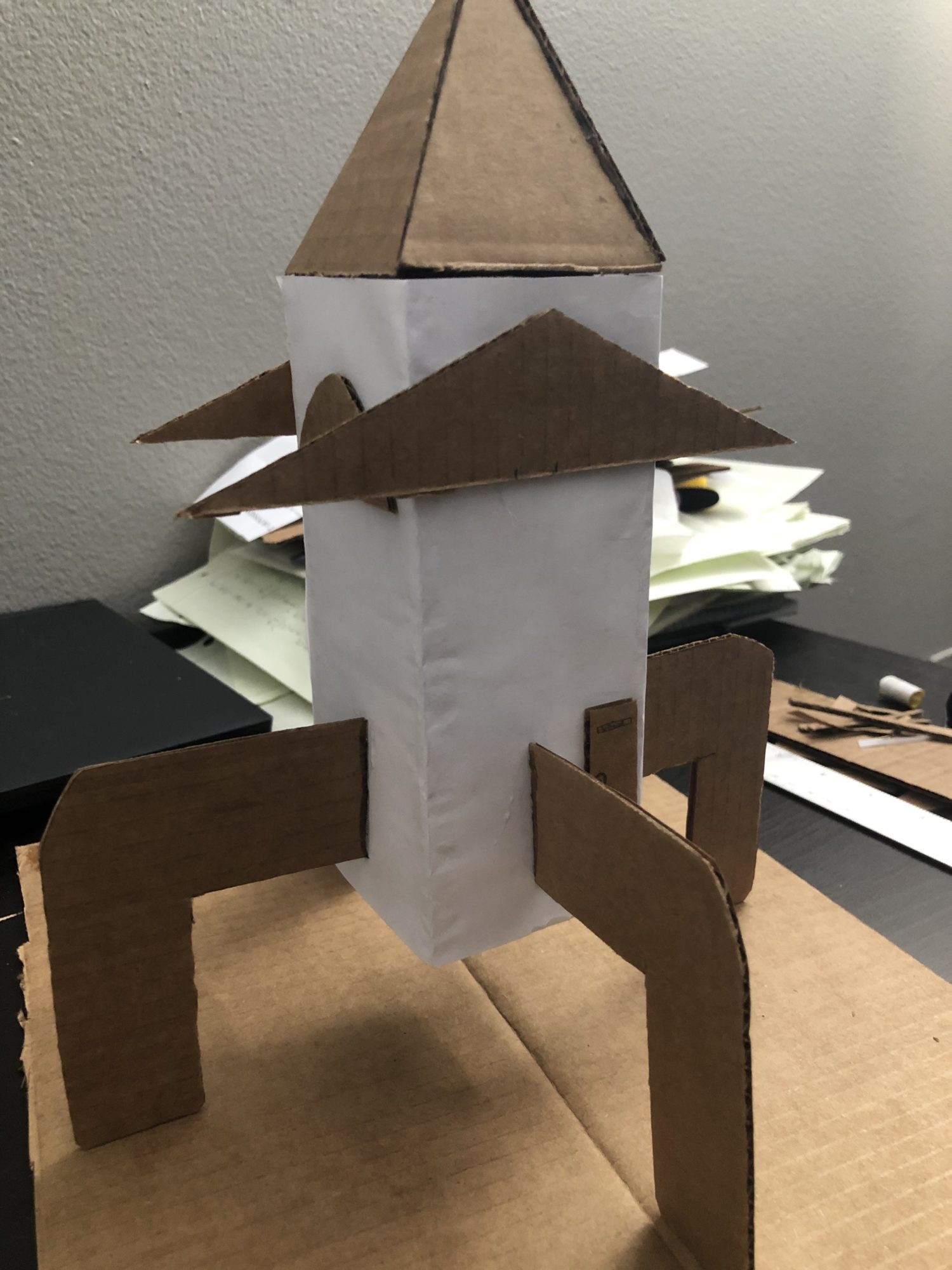 Cardboard Rocket Ship – Aesthetics of Design