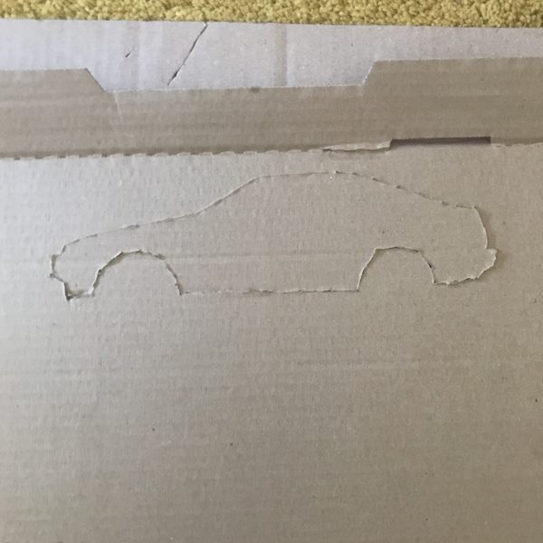 Cardboard AE86 from Initial D – Aesthetics of Design