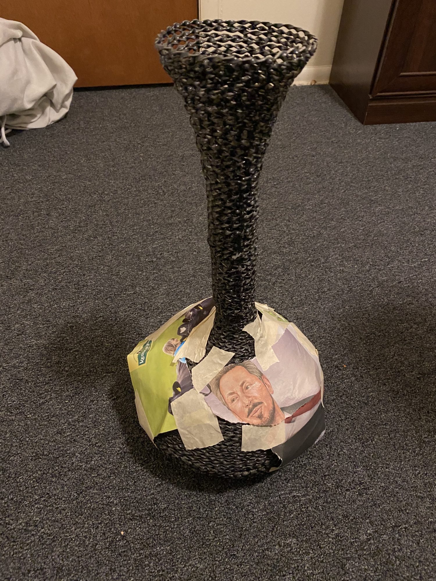 Upcycled Collage Vase – Aesthetics of Design