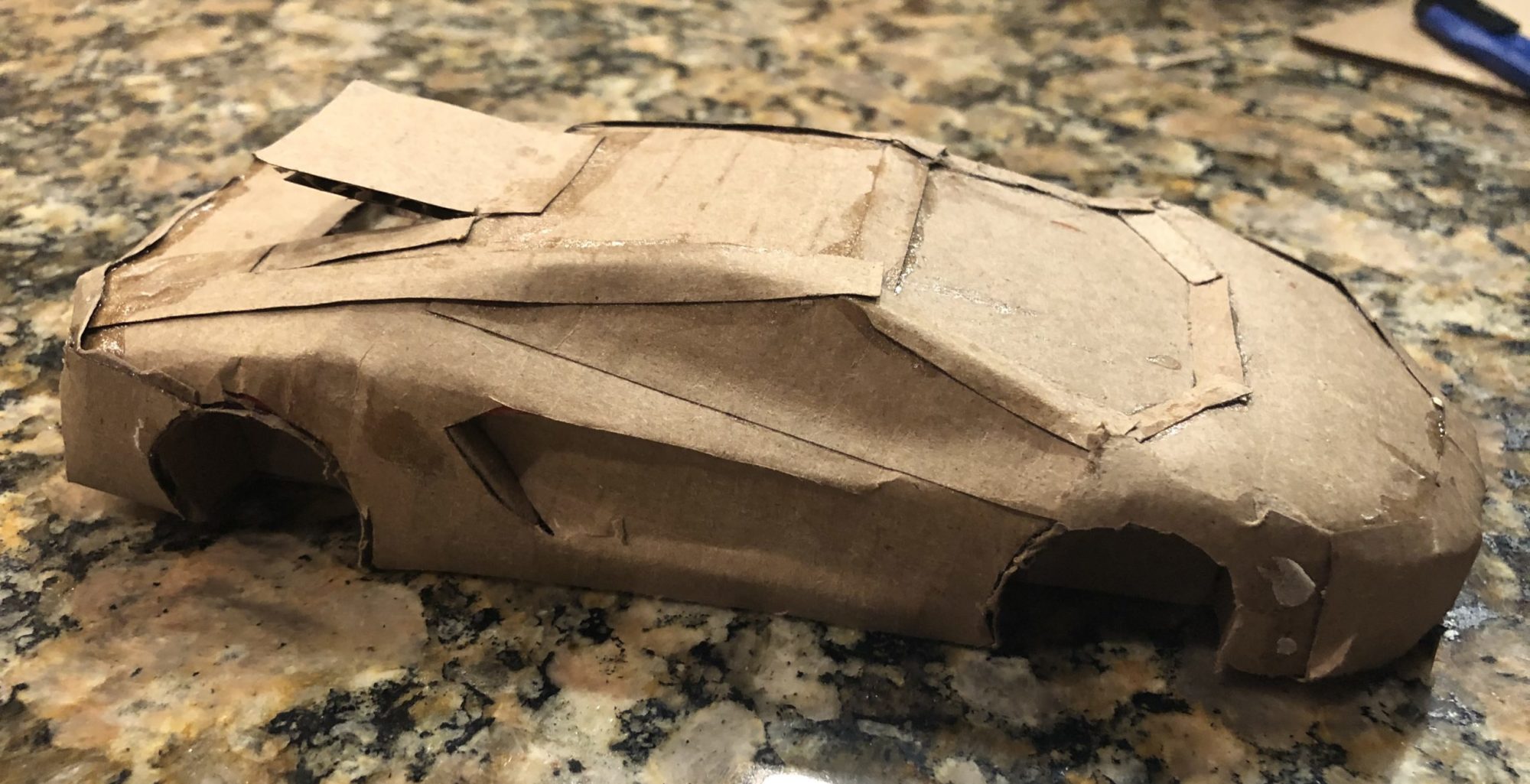 Cardboard Car Upcycle Project – Aesthetics of Design