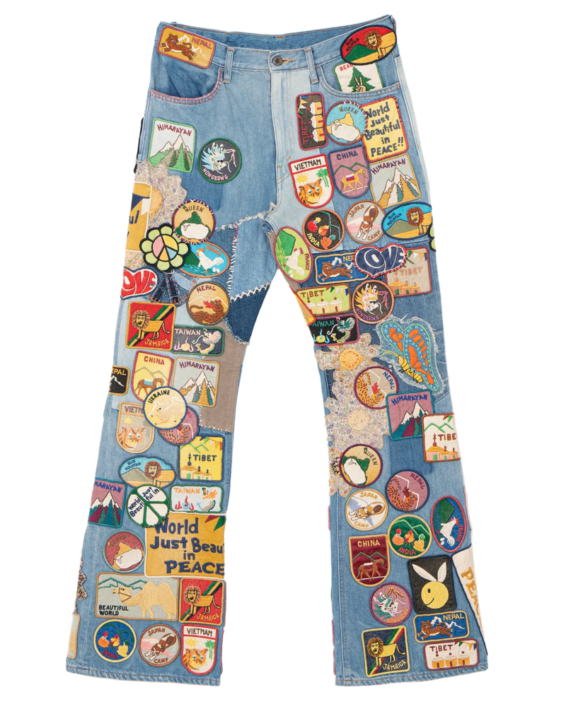 Kapital-Flare-Patch-Jeans – Aesthetics of Design