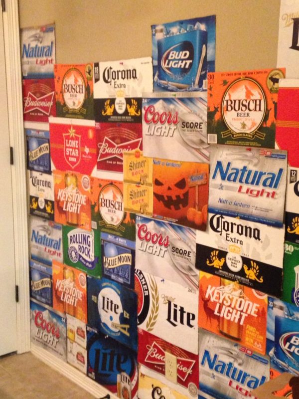 Upcycle Project Aesthetic: College Beer Wall – Aesthetics of Design