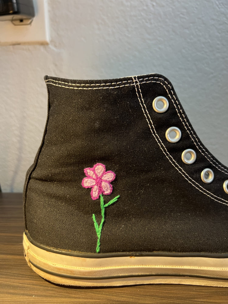 Flower Embroidered Converse – Aesthetics of Design
