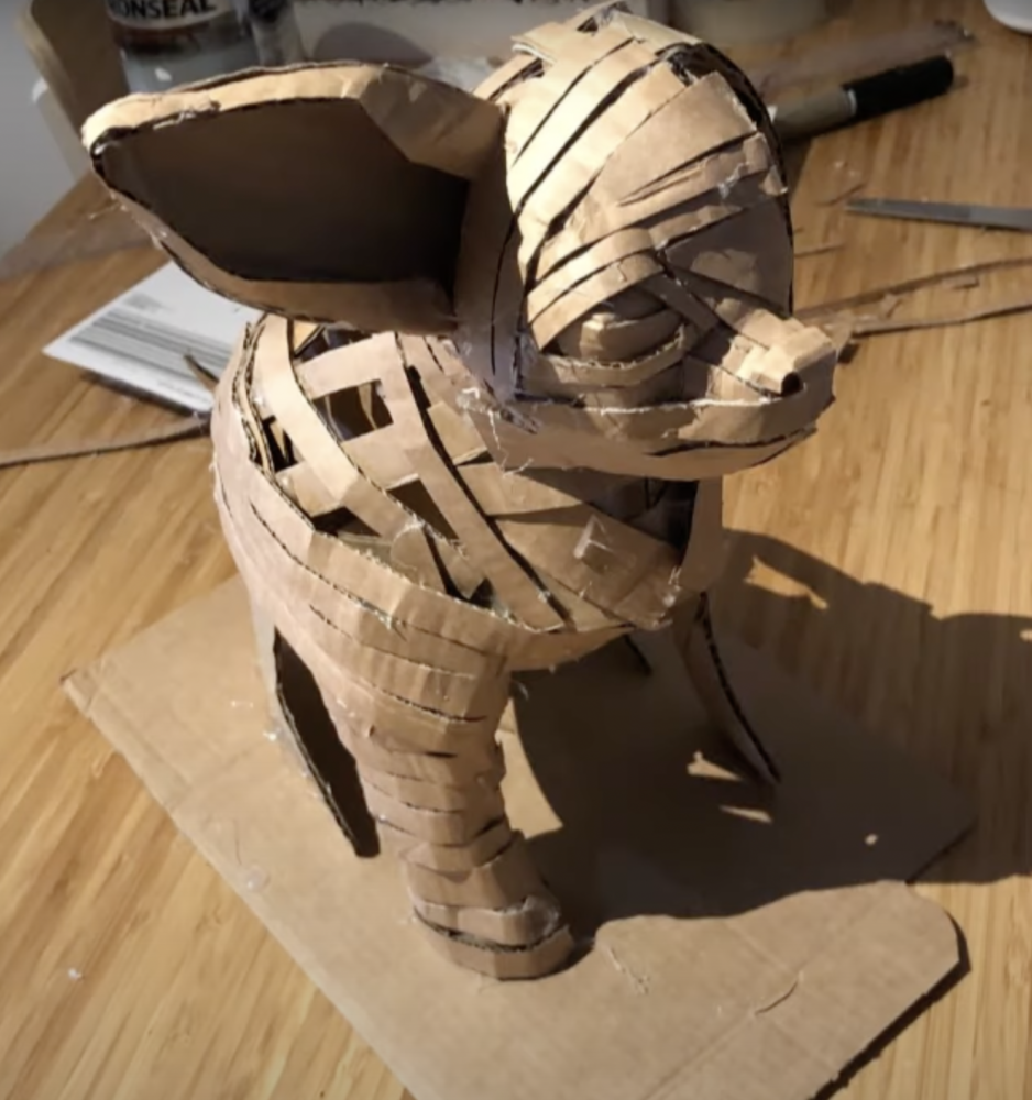 Cardboard Sculpture – Aesthetics of Design