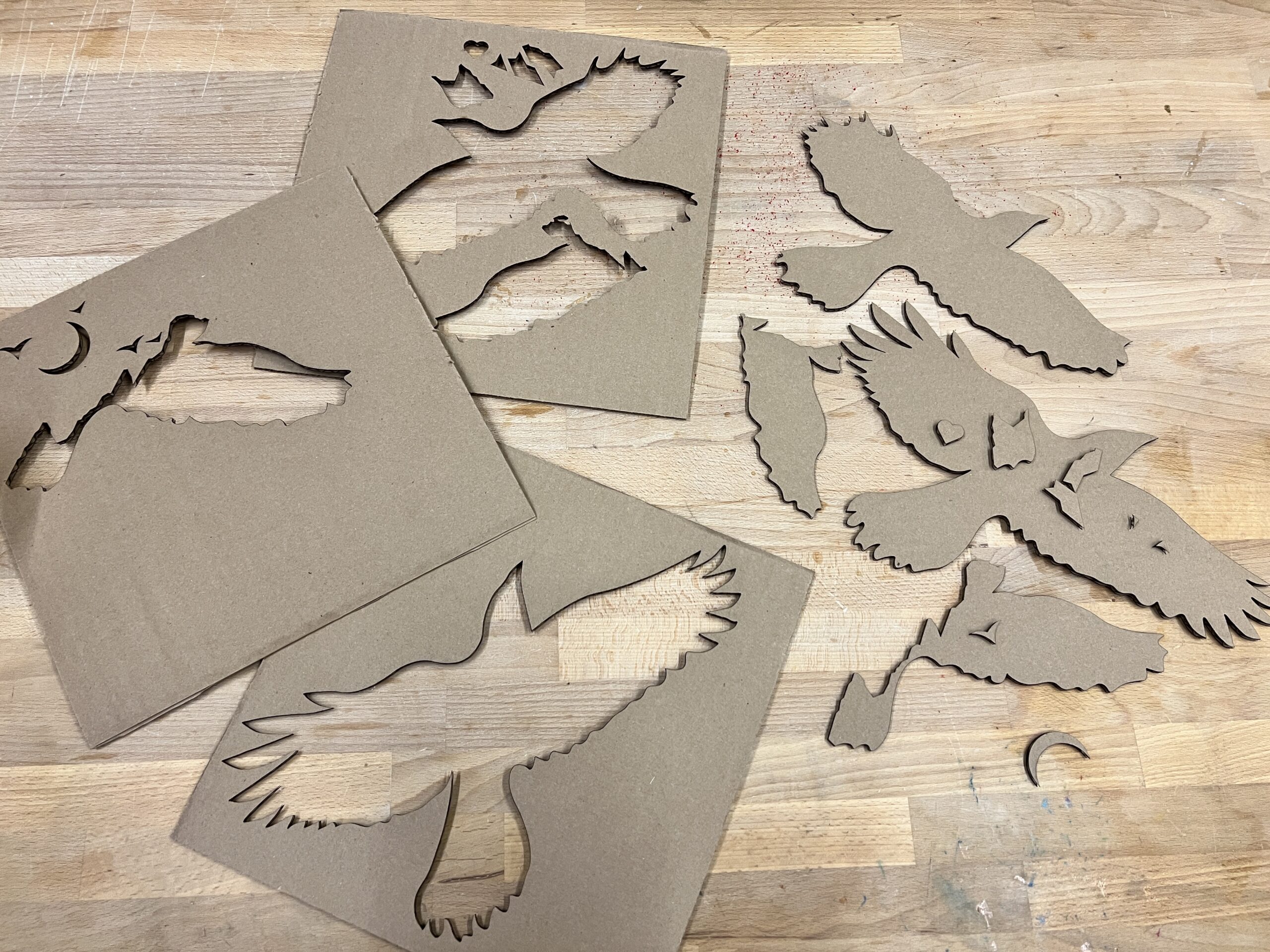 Wall Art Cardboard Prototype | Upcycle Progress – Aesthetics of Design