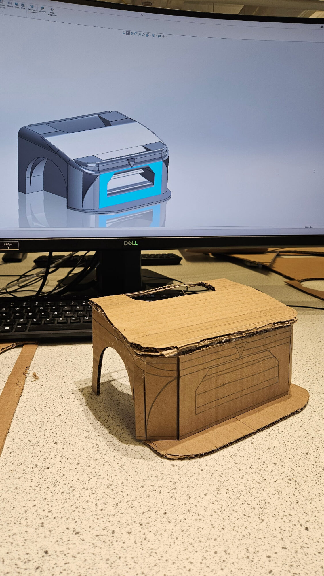 Electric Car Design – Cardboard Rally Car – Aesthetics of Design